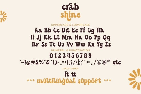 Crab Shine Font - Free Font