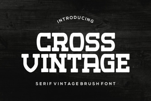 Cross Vintage Font - Free Font