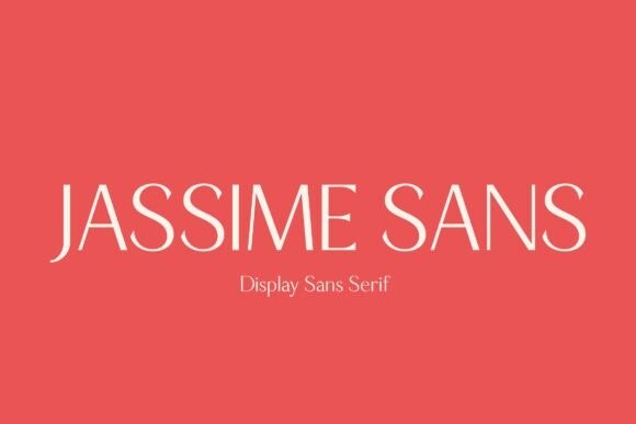 Jassime Sans Font - Free Font