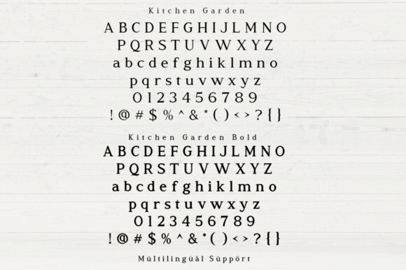 Kitchen Garden Font - Free Font