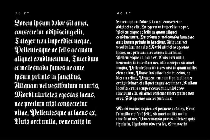 Luxus Gothic Font - Free Font
