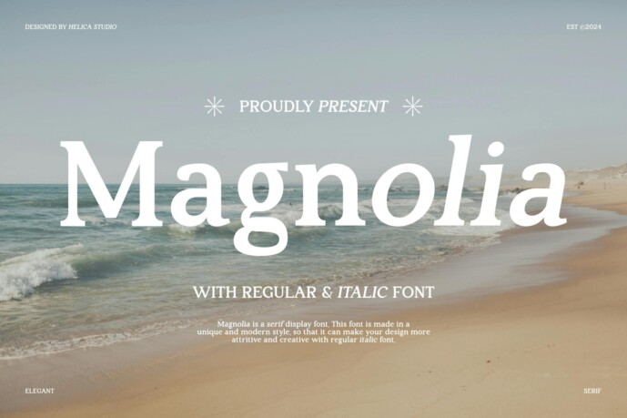 Magnolia Serif Typeface - Free Font
