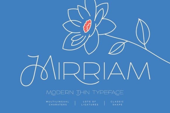 Mirriam Font - Free Font