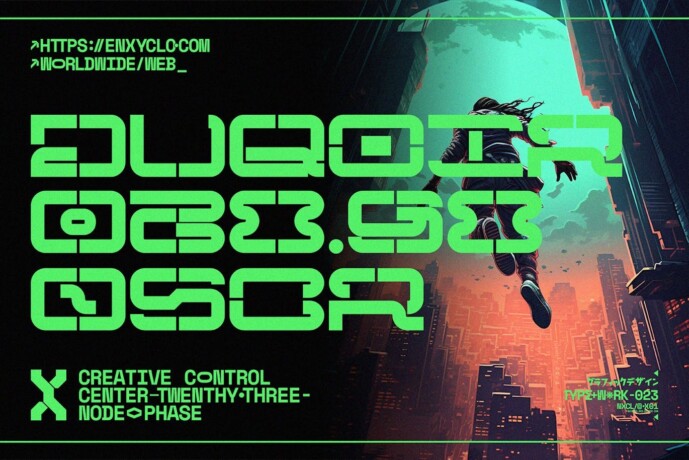 NCL Megrabs Mecha Expanded Font - Free Font