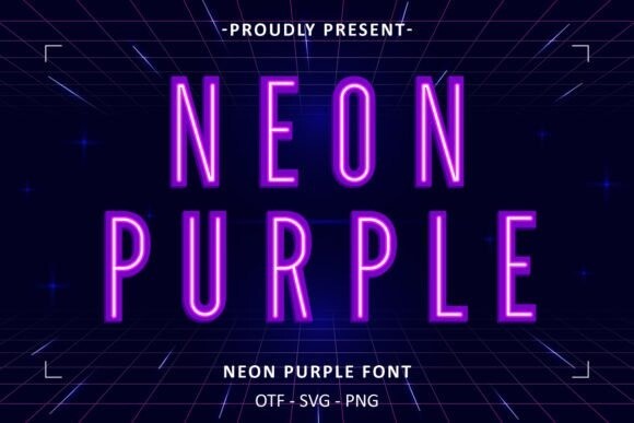 Neon Purple Font - Free Font