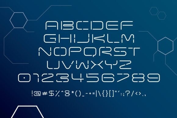 Robotic Display Font - Free Font