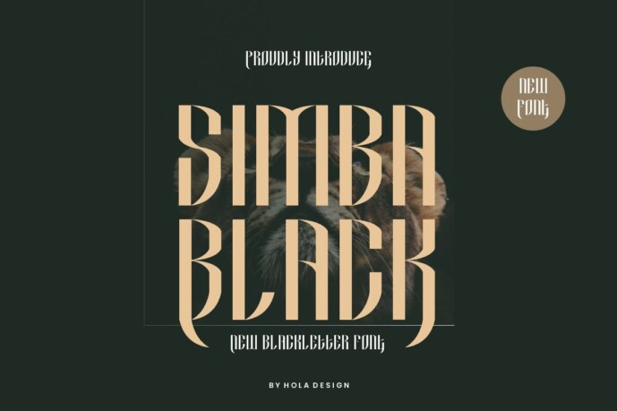 Simba Black Font - Free Font