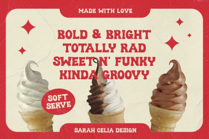 Soft Serve Font - Free Font