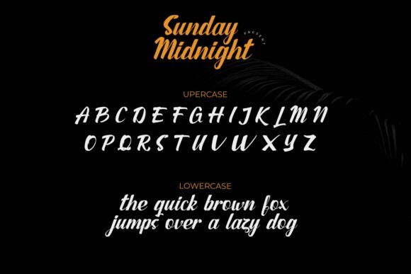 Sunday Midnight Font - Free Font