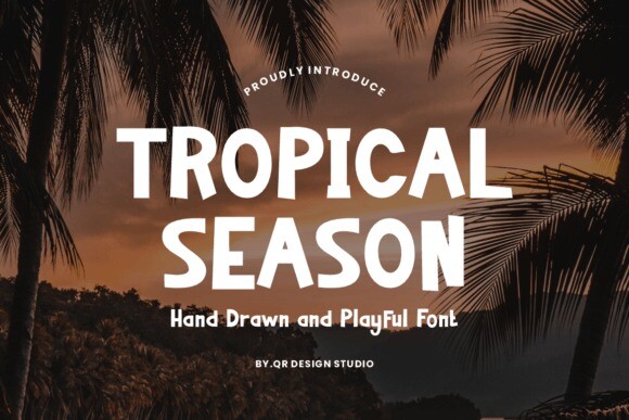 Tropical Season Font - Free Font