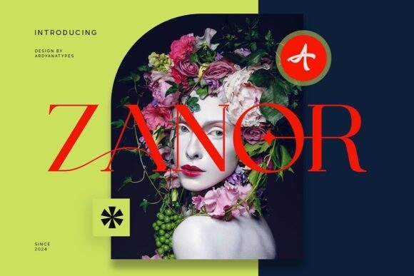 Zanor Font - Free Font