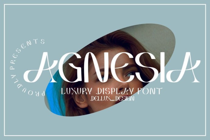Agnesia Display Font - Free Font