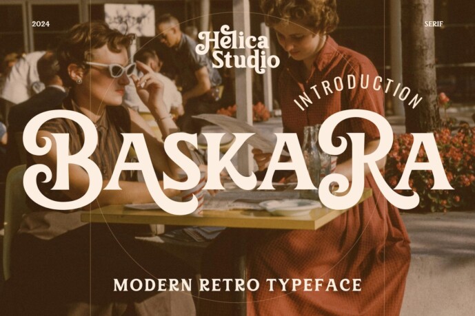 Baskara Retro Font - Free Font