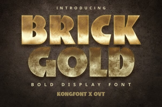 Brickgold Font - Free Font