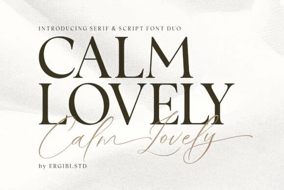 Calm Lovely Font - Free Font