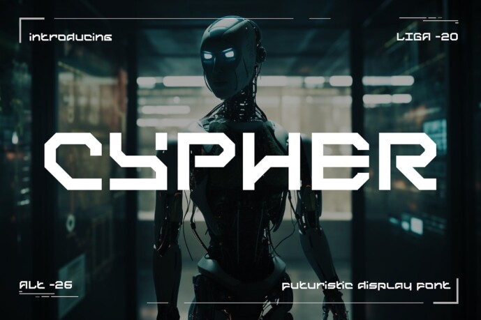 Cypher Font - Free Font