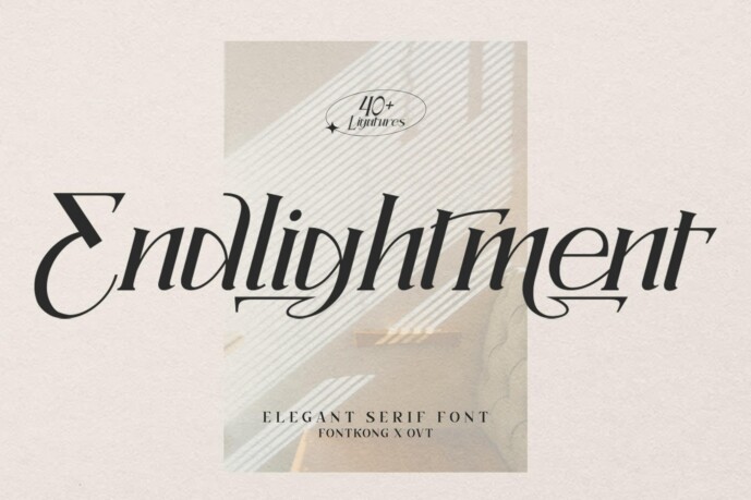 Endlightment Font - Free Font