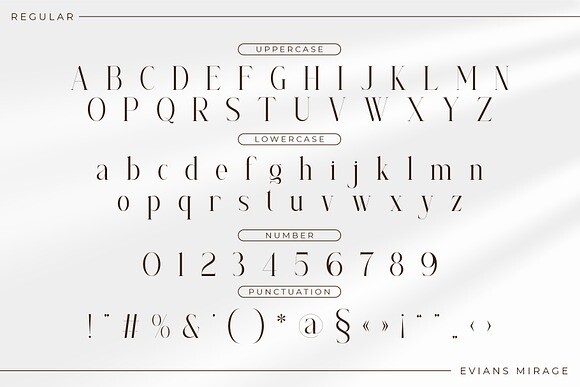 Evians Mirage Font - Free Font