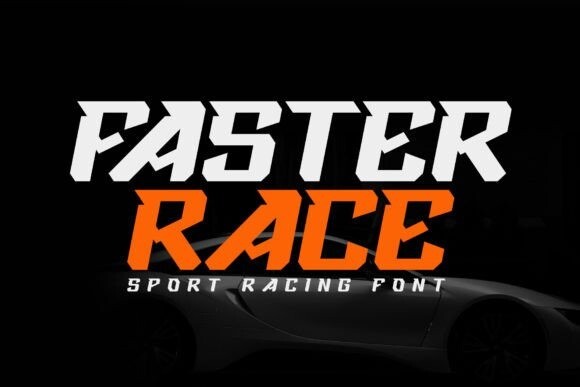 Faster Race Font - Free Font