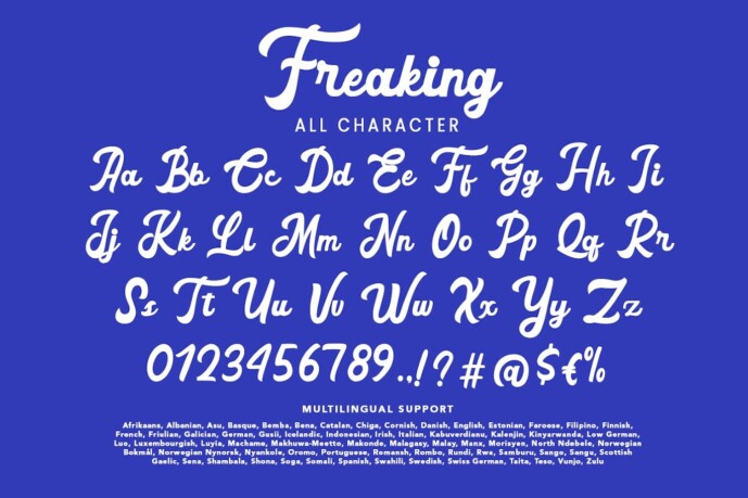 Freaking Font - Free Font
