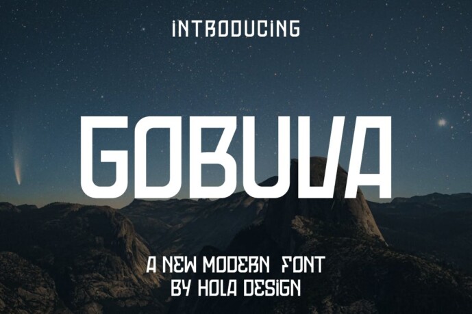 Gobuva Font - Free Font