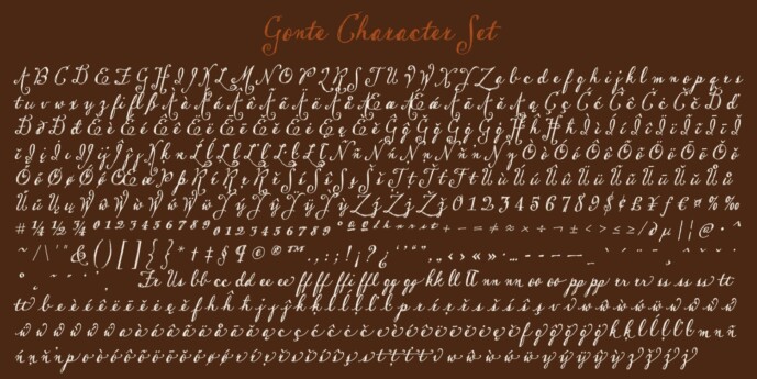 Gonte Font - Free Font