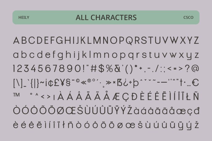 Heily Font - Free Font