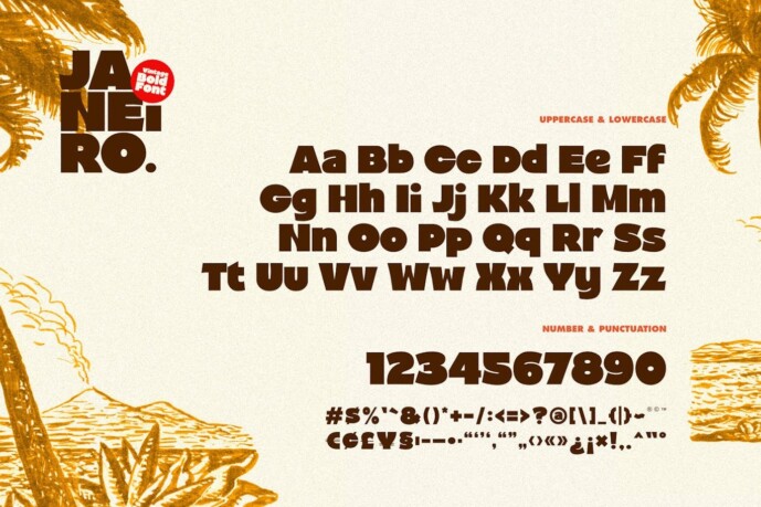 Janeiro Font - Free Font