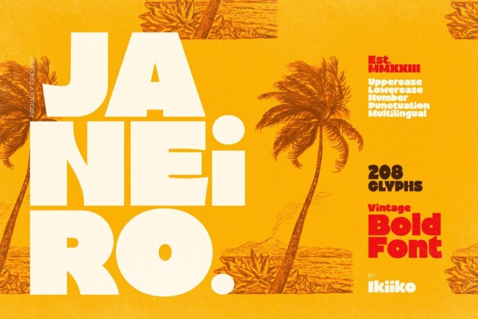 Janeiro Font - Free Font
