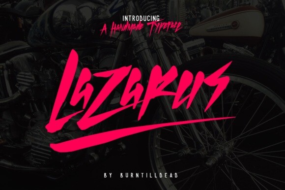 Lazarus Font - Free Font