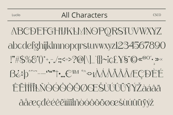 Lucilo Font - Free Font