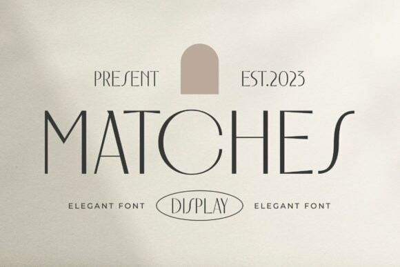 Matches Typeface - Free Font
