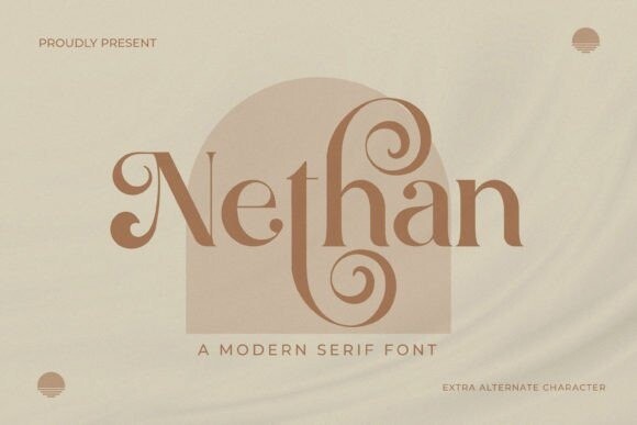 Nethan Serif Font - Free Font