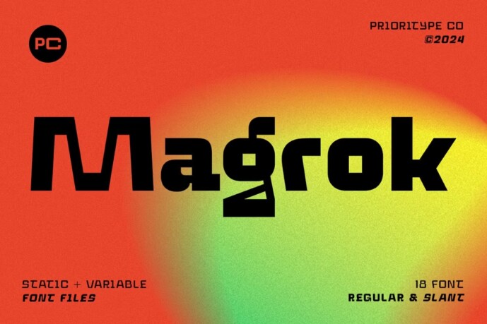 PC Magrok Font Family - Free Font