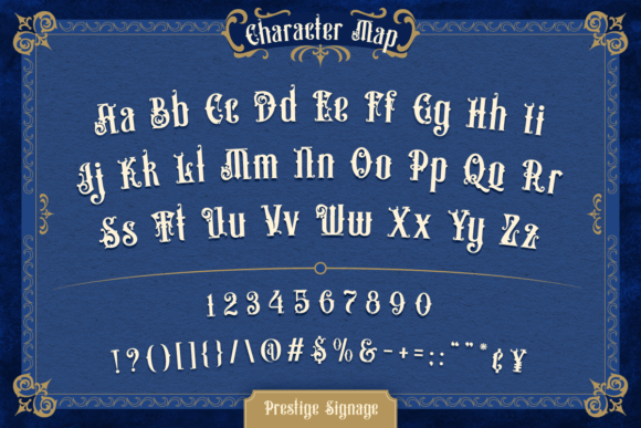 Prestige Signage Font - Free Font