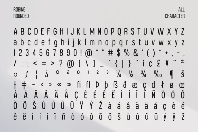 Robine Rounded Font - Free Font