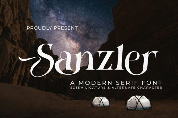 Sanzler Font - Free Font