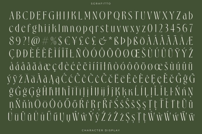 Sgrafitto Font - Free Font