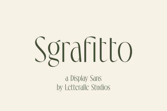 Sgrafitto Font - Free Font