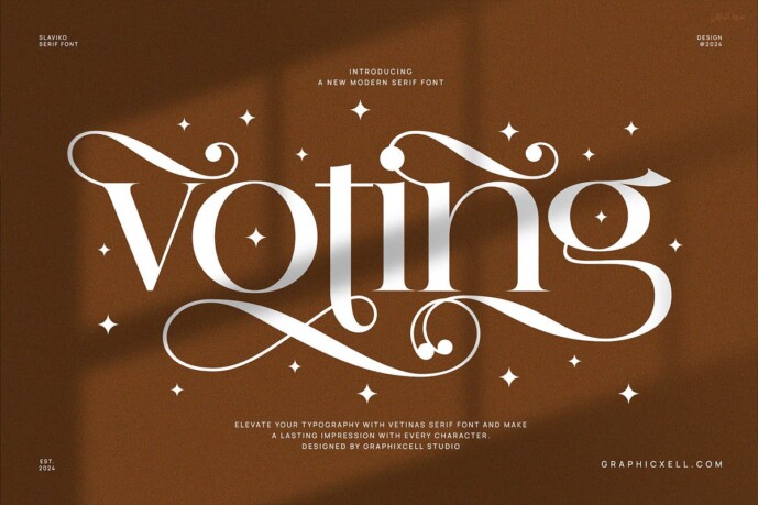Voting Font - Free Font