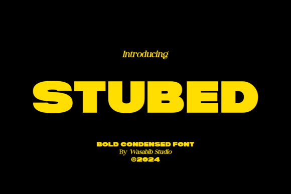 WS Stubed Font - Free Font