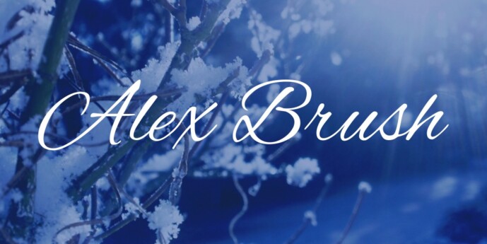 Alex Brush Font - Free Font