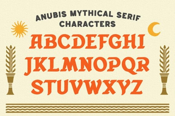 Anubis Mythical Font - Free Font