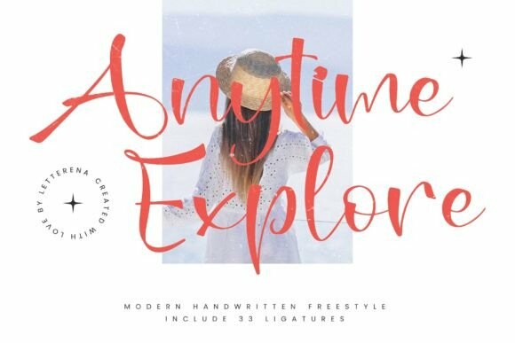 Anytime Explore Font - Free Font