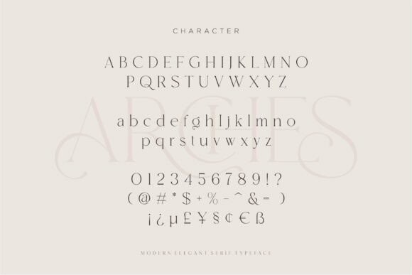 Arches Font - Free Font