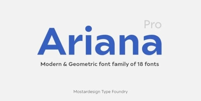 Ariana Font Family - Free Font