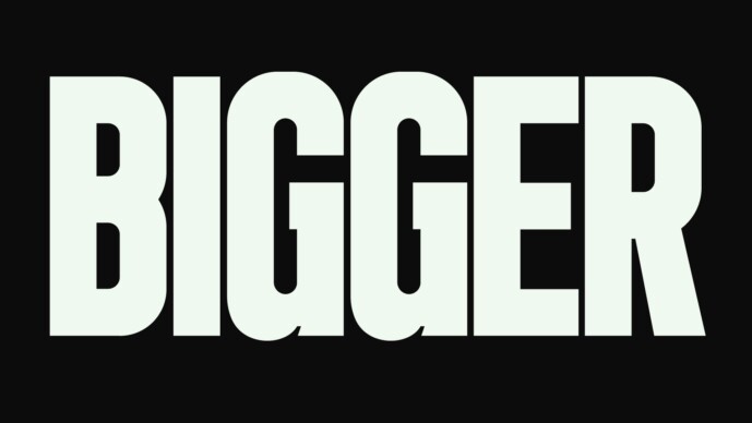 Bigger Font - Free Font