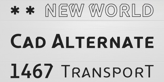 Cad Font Family - Free Font