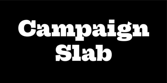 Campaign Slab Font - Free Font