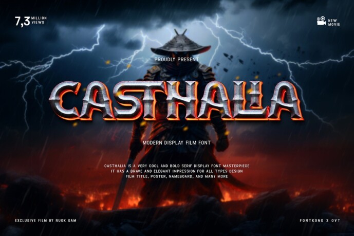 Casthalia Font - Free Font